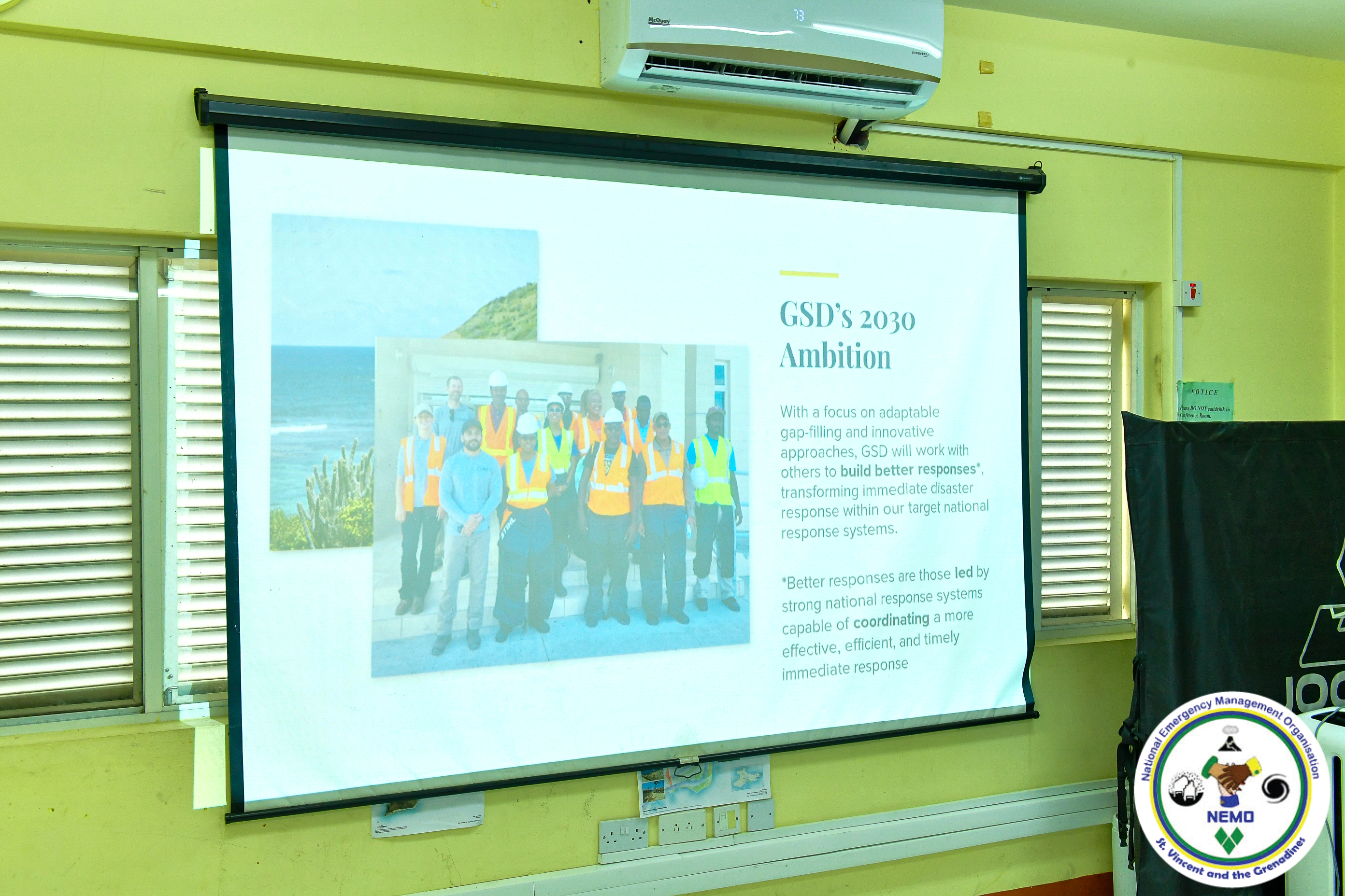 NEMO SVG hosts GSD for planning and stakeholder introduction sessions